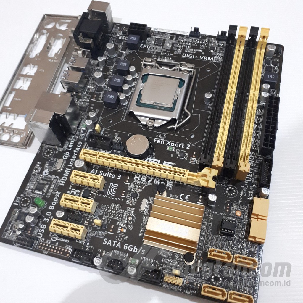 Jual Motherboard Asus H87M-E & Processor I3-4130 Haswell | Shopee Indonesia