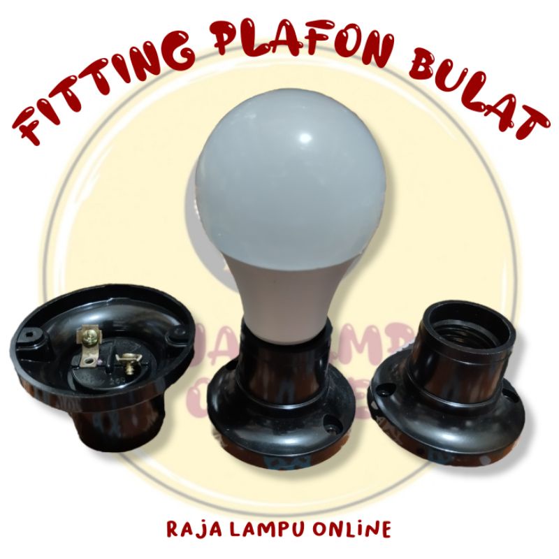 Jual FITTING PLAFON BULAT / FITTING PLAFON | Shopee Indonesia
