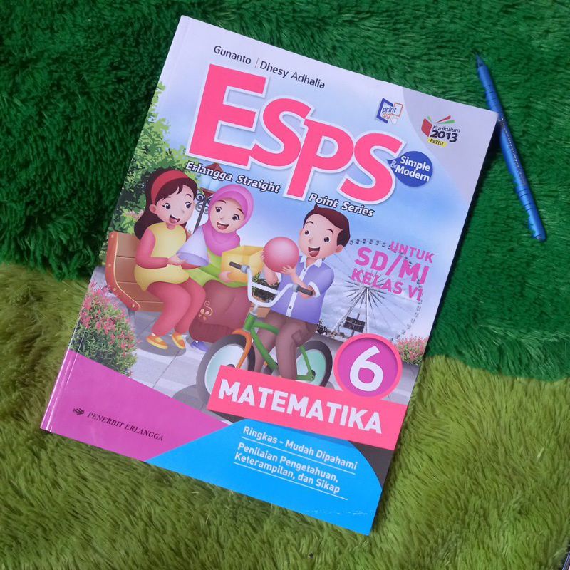 Jual ORIGINAL BUKU ESPS MATEMATIKA SD/MI KELAS 6 | Shopee Indonesia