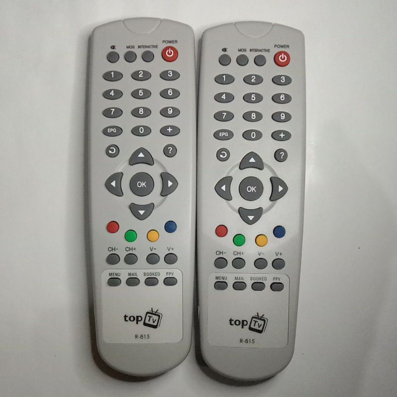 Jual REMOTE RECEIVER PARABOLA TOP TV INDOVISION 100% ORIGINAL | Shopee ...