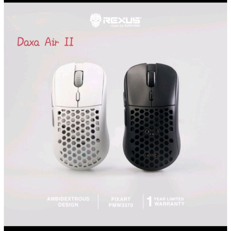Jual Rexus Pro Mouse gaming Daxa Air II Wireless | Shopee Indonesia