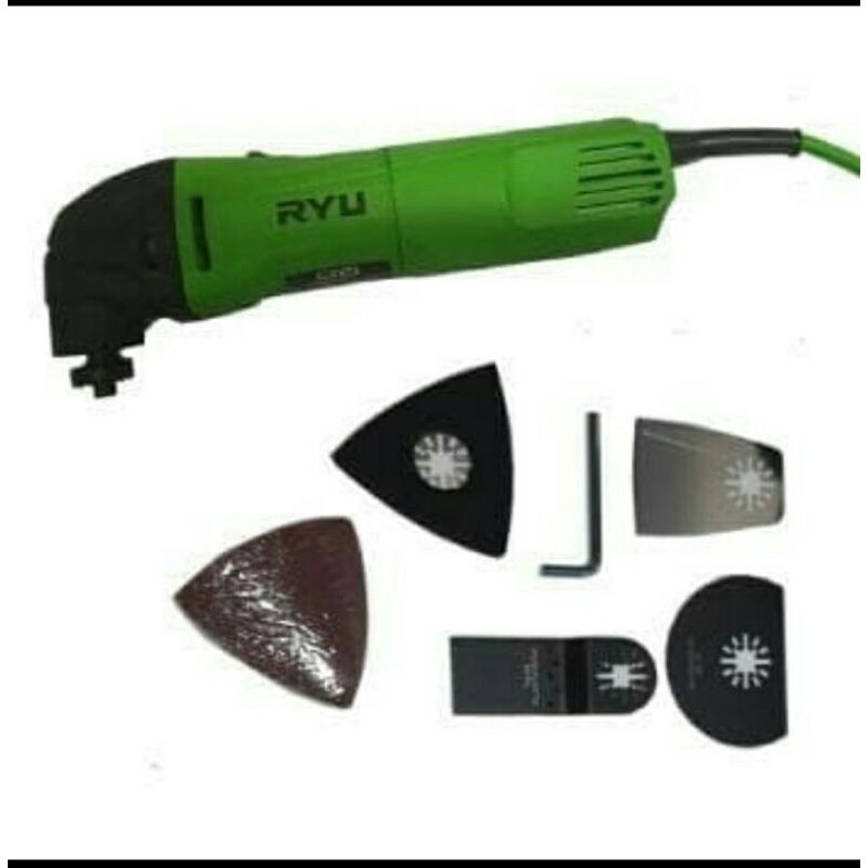 Jual Mesin Multi Oskilasi Oscilating Cutter Grinder Multi tool Set RYU ...