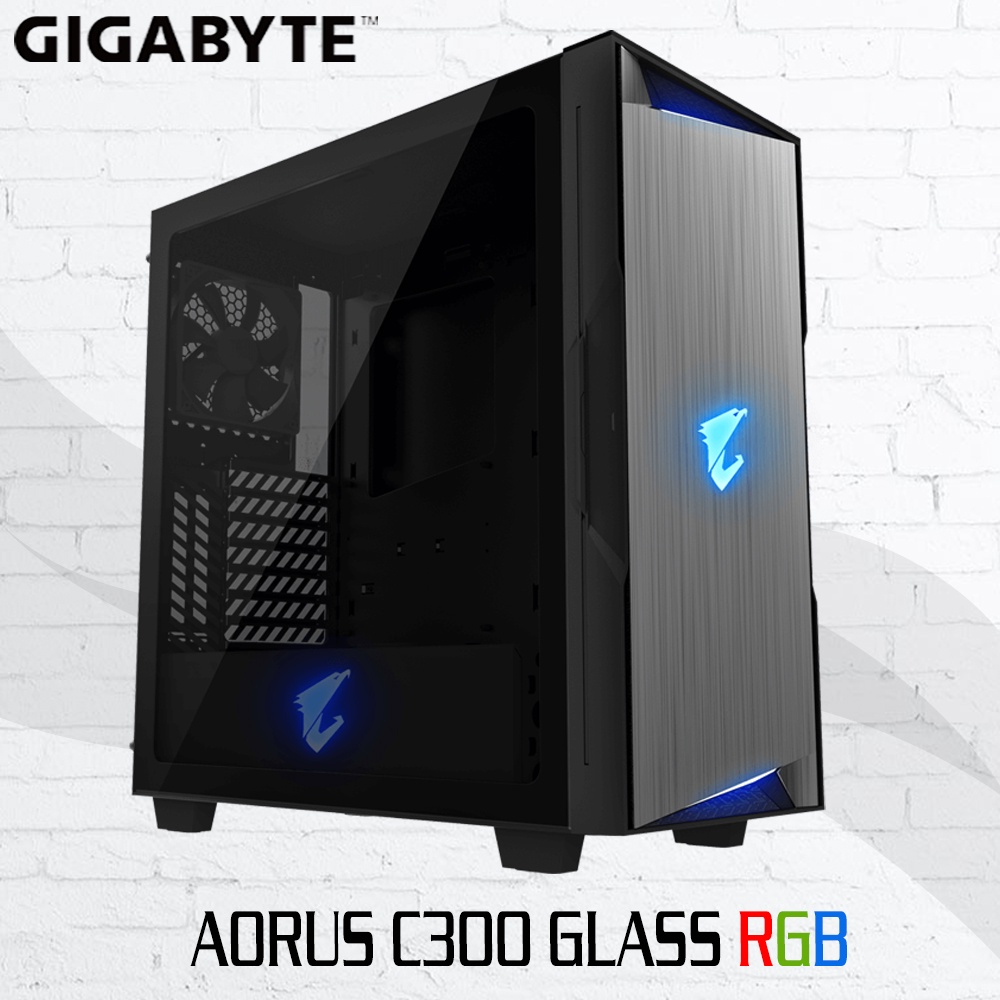 Jual Gigabyte Casing AORUS AC300 GLASS Mid Tower with RGB Lighting ...