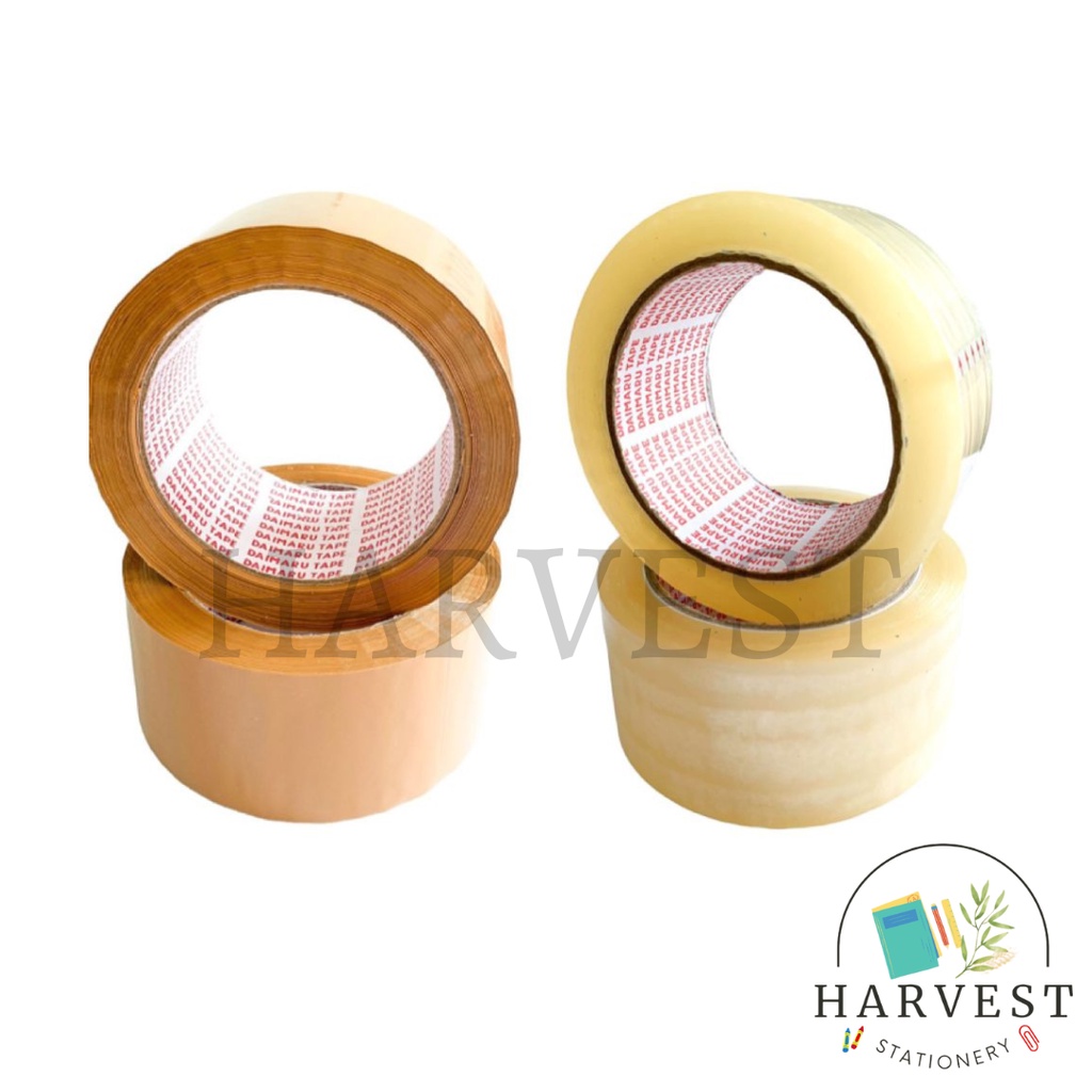 Jual Lakban OPP Daimaru 2 inch / 48mm x 90 Yard Bening Dan Coklat ( PER ...