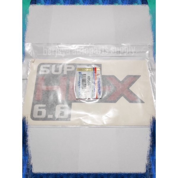 Jual STIKER LOGO TULISAN SUPER HD-X 6.6 STICKER | Shopee Indonesia