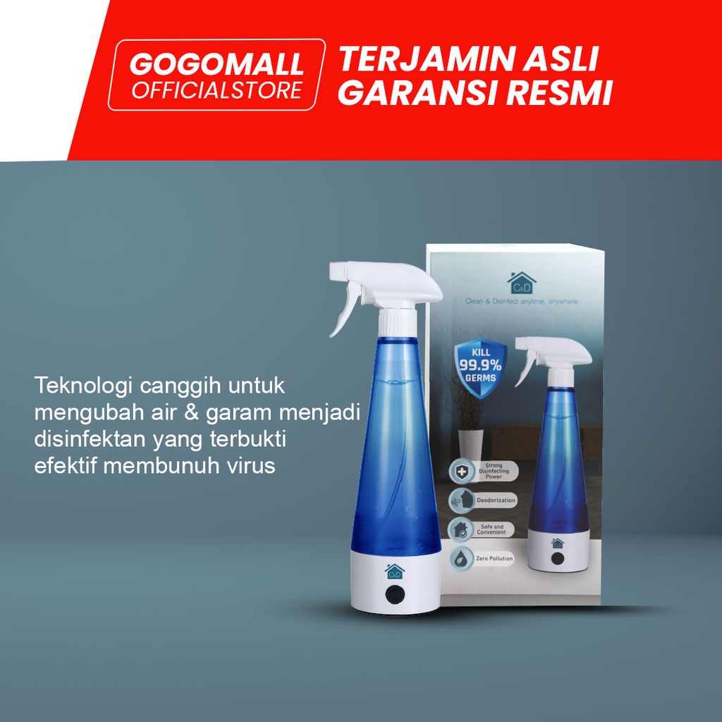 Jual C&D CLEAN AND DISINFECT - ALAT MEMBUAT AIR SANITIZER DAN ...
