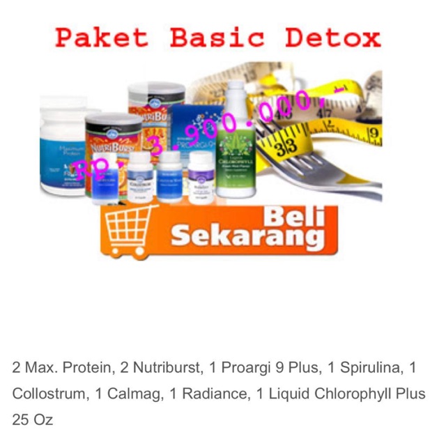 Jual PAKET BASIC DETOX SYNERGY | Shopee Indonesia