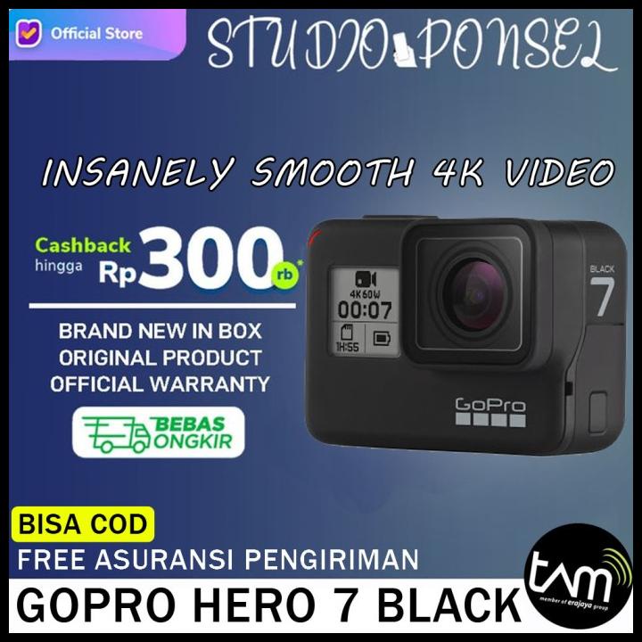 Jual (Tam) Gopro Hero 7 Black 4K - Go Pro Hero7 Camera Bukan 8 / Max | Shopee Indonesia