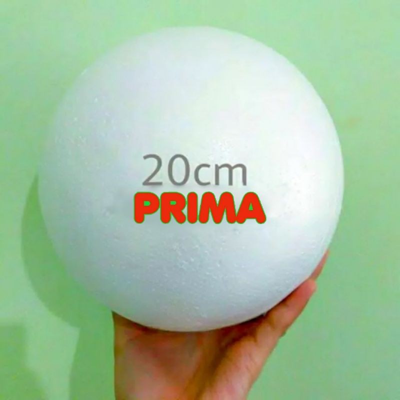 Jual STEROFOAM BOLA / BOLA GABUS / GABUS BULAT 20cm | Shopee Indonesia