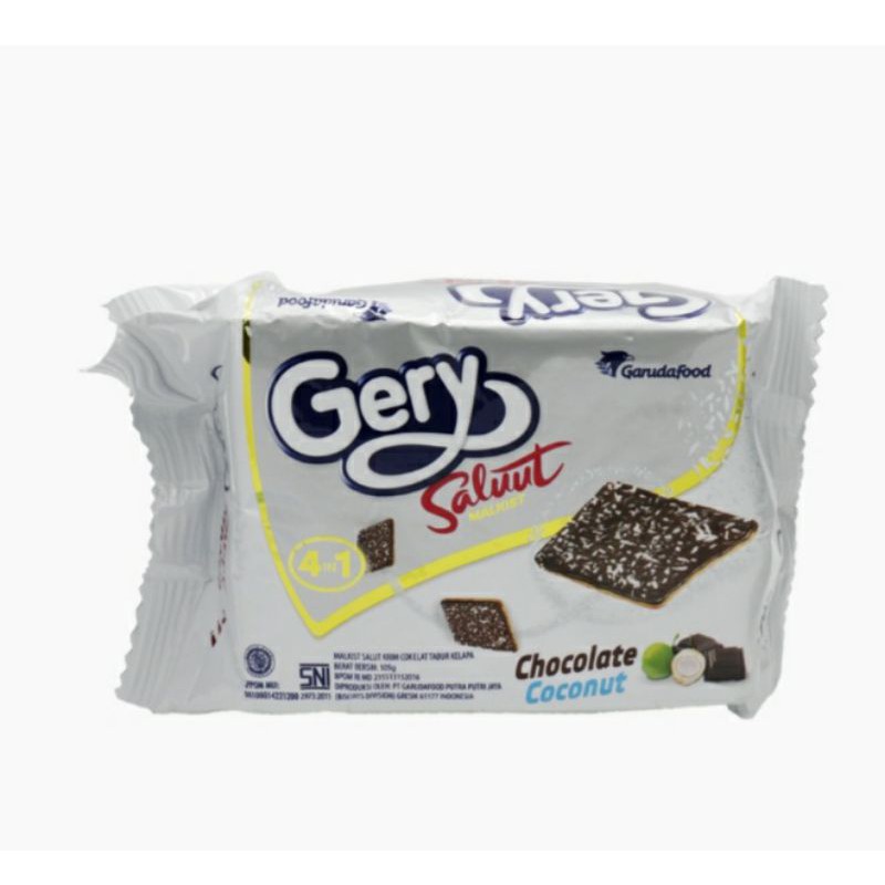 Jual garudafood Gery Saluut Chocolate Coconut 105g | Shopee Indonesia