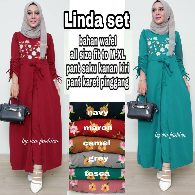 Jual Linda set by via | Shopee Indonesia