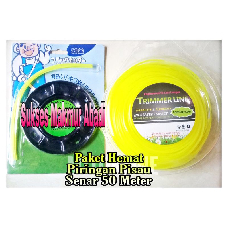 Jual Pisau Potong Rumput 50Meter Piringan Pisau Babat Rumput Paket ...