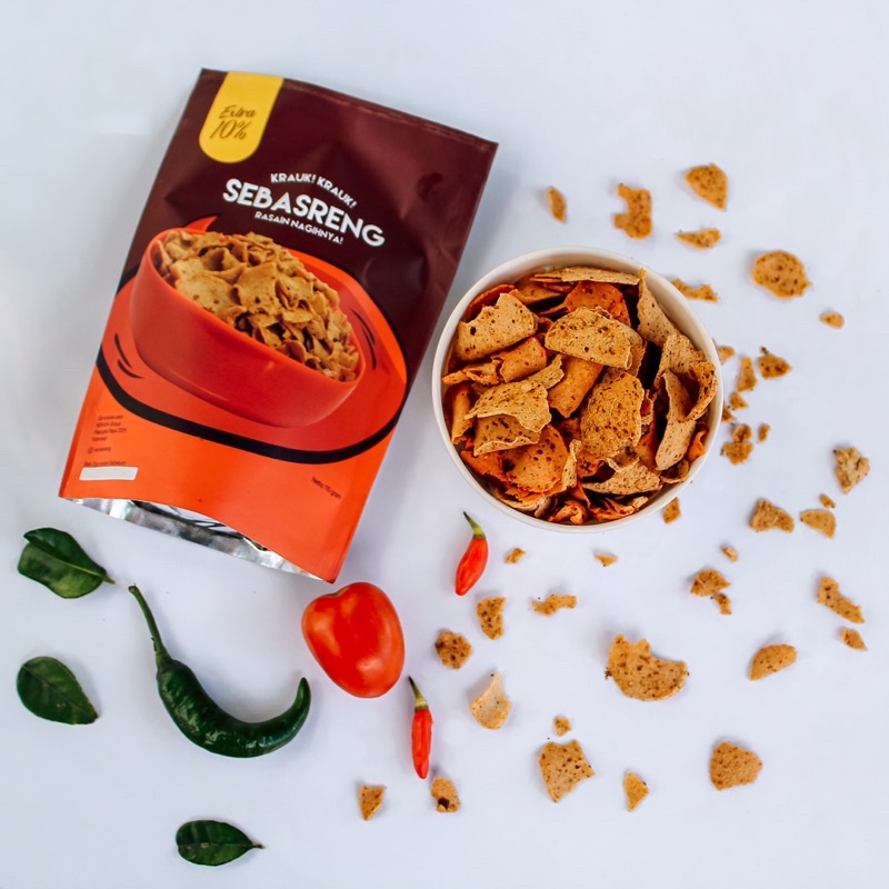 Jual Sebasreng 110 gram | Cemilan Pedas Snack Pedas Kerupuk Pedas ...