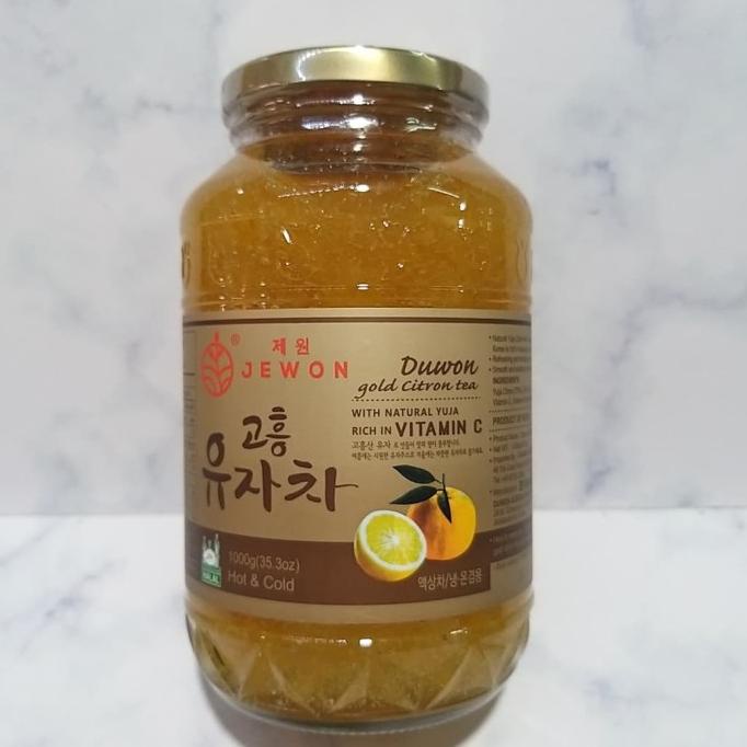 Jual Jewon Duwon Gold Citron Tea (Korea) 1000 Gram | Shopee Indonesia