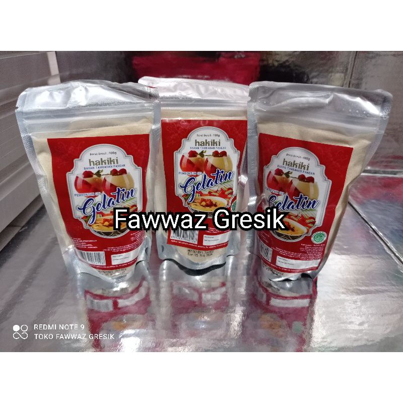 Jual Bubuk GELATIN HAKIKI 100gr / Gelatin Sapi Powder Halal 100 % ...