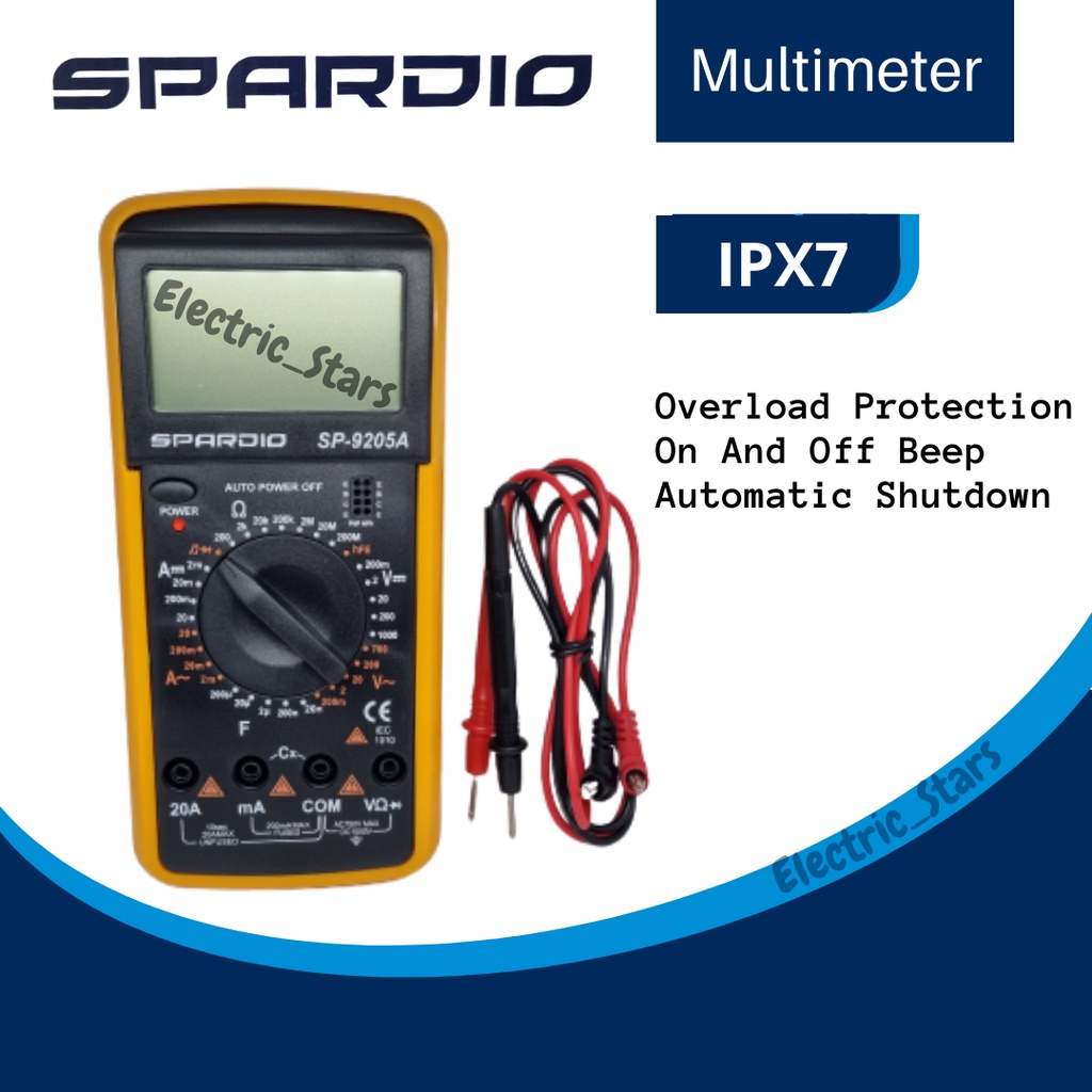 Jual SPARDIO SP9205A Avo Avometer Multimeter Multitester Digital SP ...