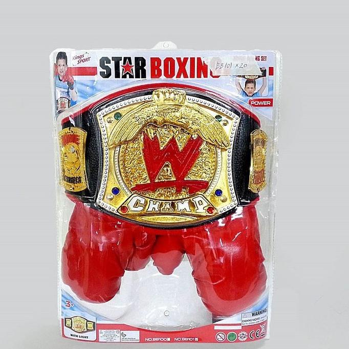 Jual Mainan Anak Laki Laki - Star Boxing Petinju Sabuk Champion Boxer ...