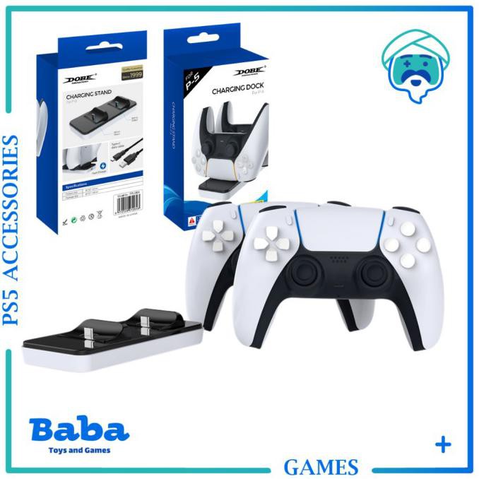 Jual Dobe Dual Charging Dock PS5 Controller Dual Sense | Shopee Indonesia