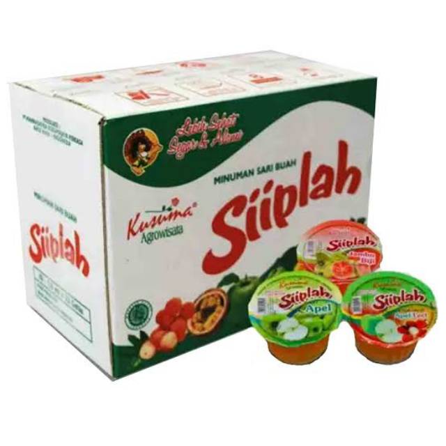 Jual SIIPLAH 1 KARTON ISI 32 GELAS - Siiplah Minuman Sari Buah Asli ... Jual SIIPLAH 1 KARTON ISI 32 GELAS - Siiplah Minuman Sari Buah Asli ...