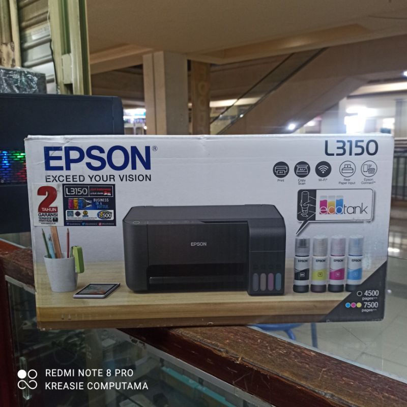 Jual PRINTER EPSON L3150 WIFI SCAN - COPY COLOR ORIGINAL PRODUK ...