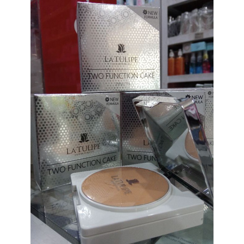 Jual Latulipe two function cake || La tulip Bedak Padat || two way cake ...