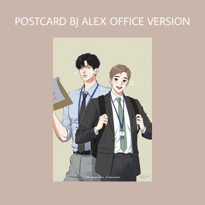 Jual POSTCARD BJ ALEX OFFICE VERSION BL YAOI MANHWA | Shopee Indonesia