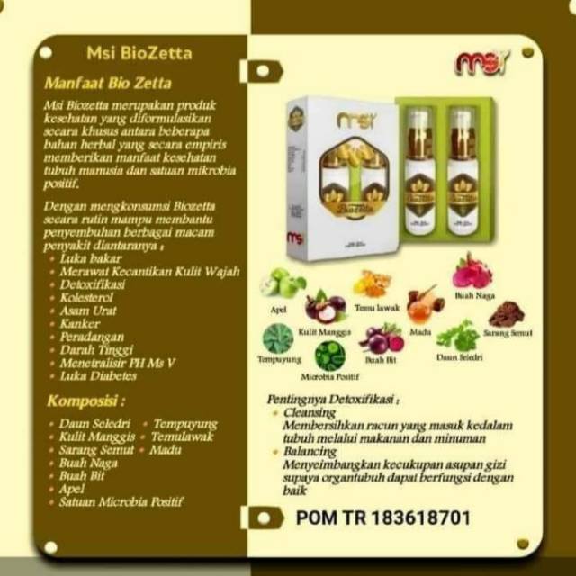Jual MSI Bio Zetta ,, 1 botol | Shopee Indonesia Jual MSI Bio Zetta ,, 1 botol | Shopee Indonesia