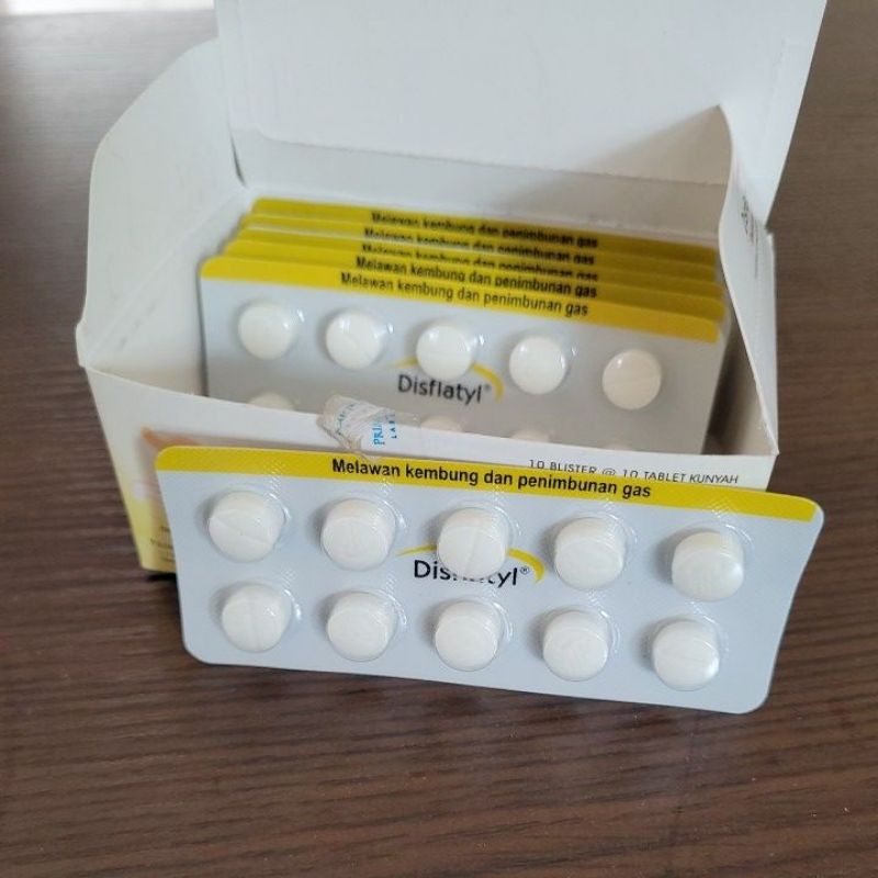 Jual Disflatyl 1 blister isi 10 tablet obat kembung | Shopee Indonesia