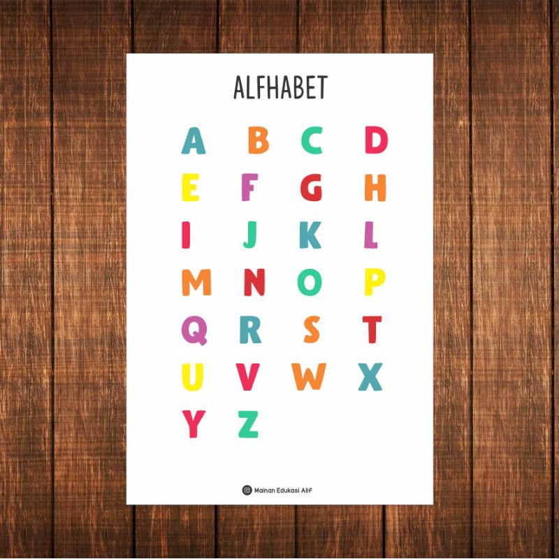 Jual Poster Edukasi/Poster ABC | Shopee Indonesia