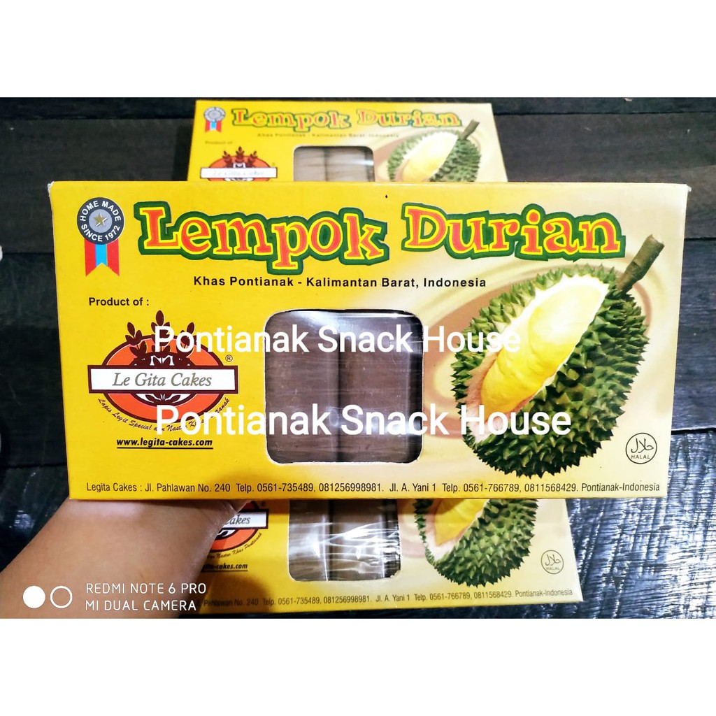 Jual Lempok Durian Legita Cakes Khas Pontianak | Shopee Indonesia