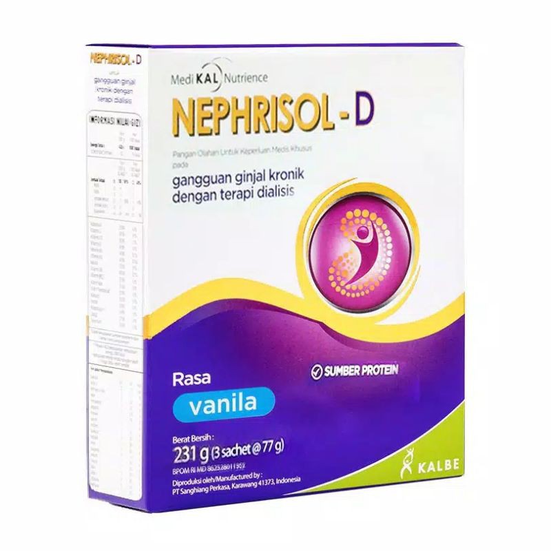 Jual NEPHRISOL D 231 gr - NUTRISI CUCI DARAH - NUTRISI GAGAL GINJAL ...