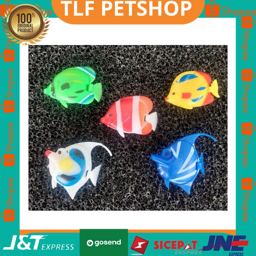 Jual Ikan Plastik Mainan / Hiasan Aquarium ORIGINAL (REKOMENDASI SHOPEE ...