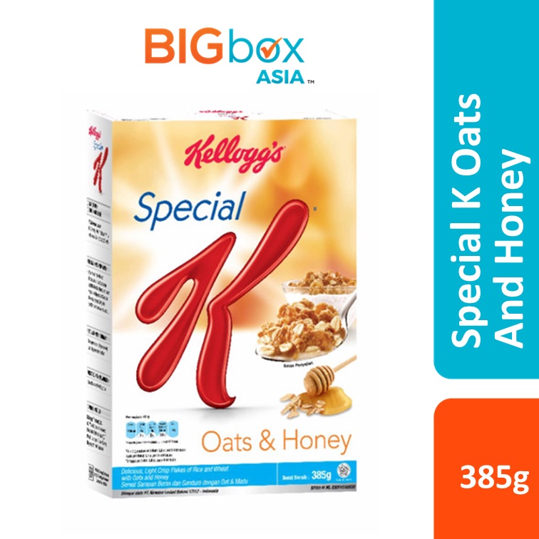 Jual Kelloggs Cereal Sereal - Special K Oats And Honey 385g (EXP: 24 Apr 2023) | Shopee Indonesia