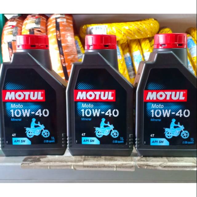 Jual Oli Motul Moto Mineral 4T 10W40 (1L) | Shopee Indonesia
