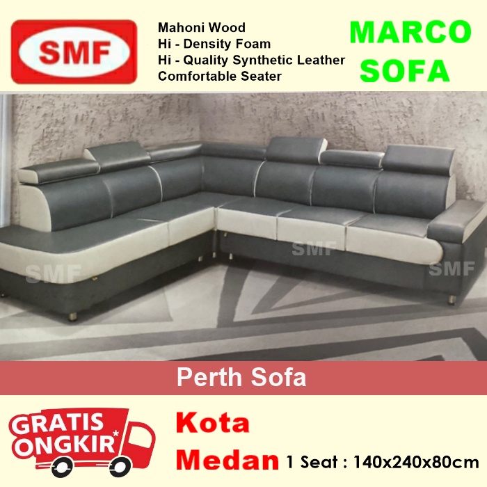 Jual SOFA PERTH- SOFA RUANG TUNGGU -SOFA TAMU MODERN - MARCO | Shopee ...