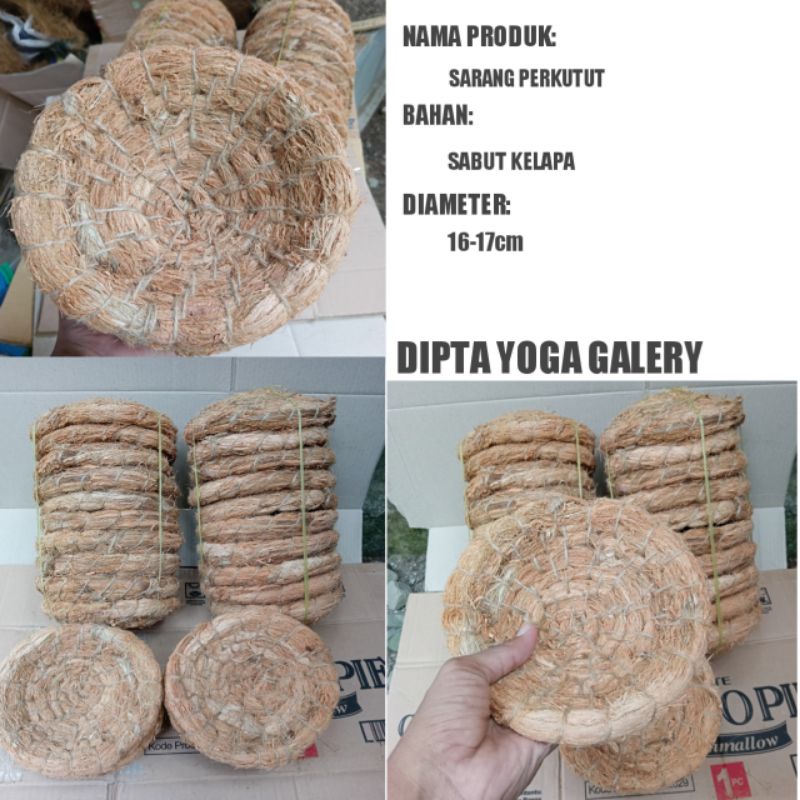 Jual SARANG BURUNG PERKUTUT DARI SABUT KELAPA / SARANG PERKUTUT DAN ...
