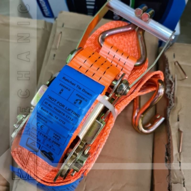 Jual Track belt 25 mm x 10 meter Webbing cargo ratchet Tali pengikat ...