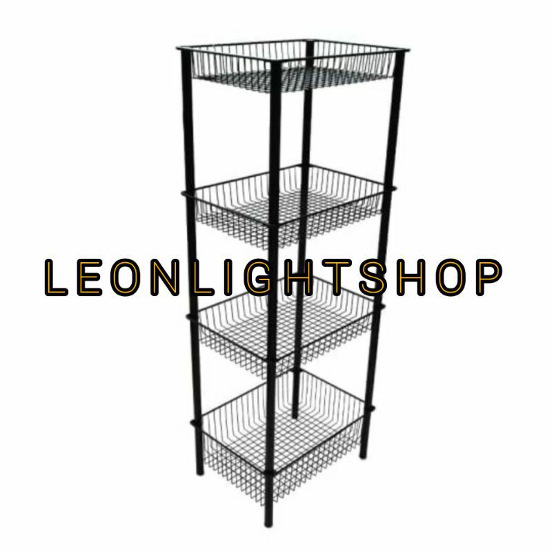 Jual KRISHOME RAK BESI PENYIMPANAN SERBAGUNA 4 TINGKAT/ACE 4 TIER SHELF ...