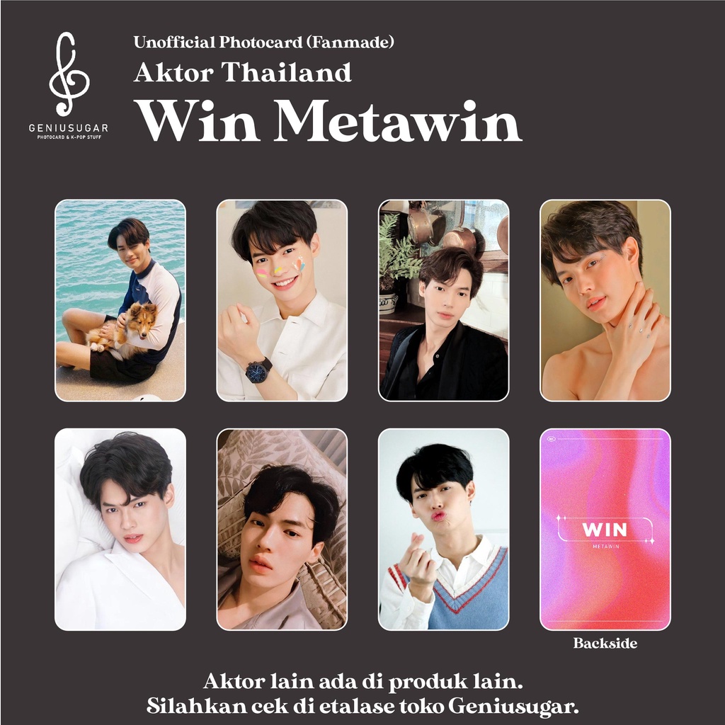 Jual [AKTOR THAILAND] PHOTOCARD WIN METAWIN FANMADE | Shopee Indonesia