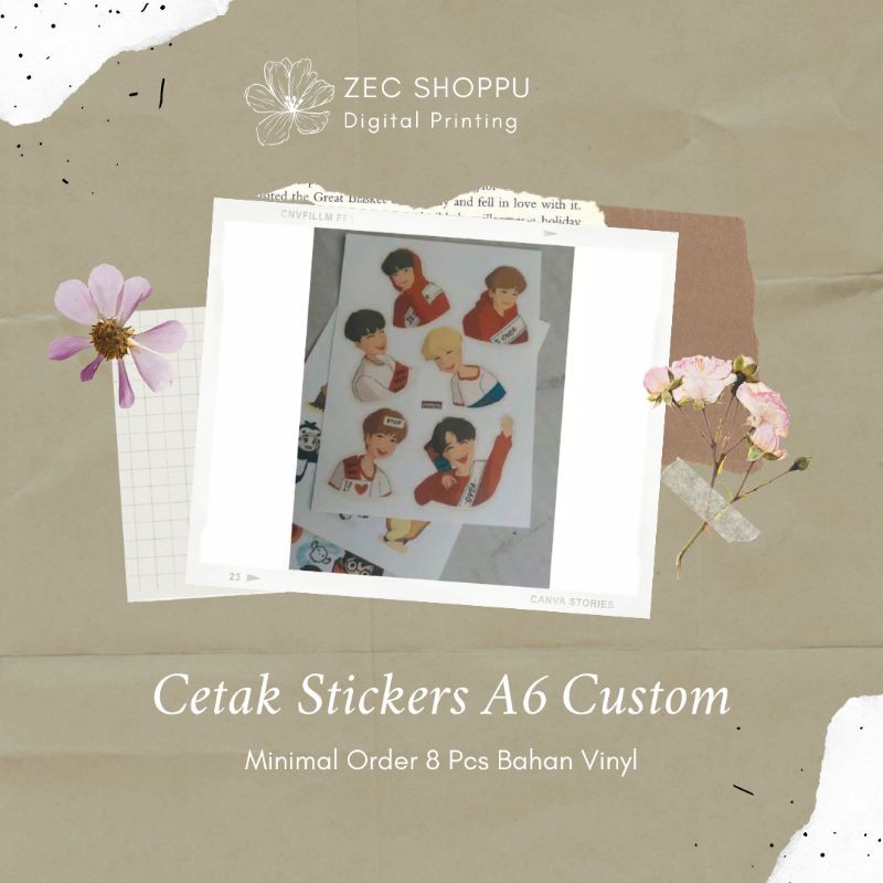 Jual Cetak A6 Custom Bontak Minimal Order | Shopee Indonesia