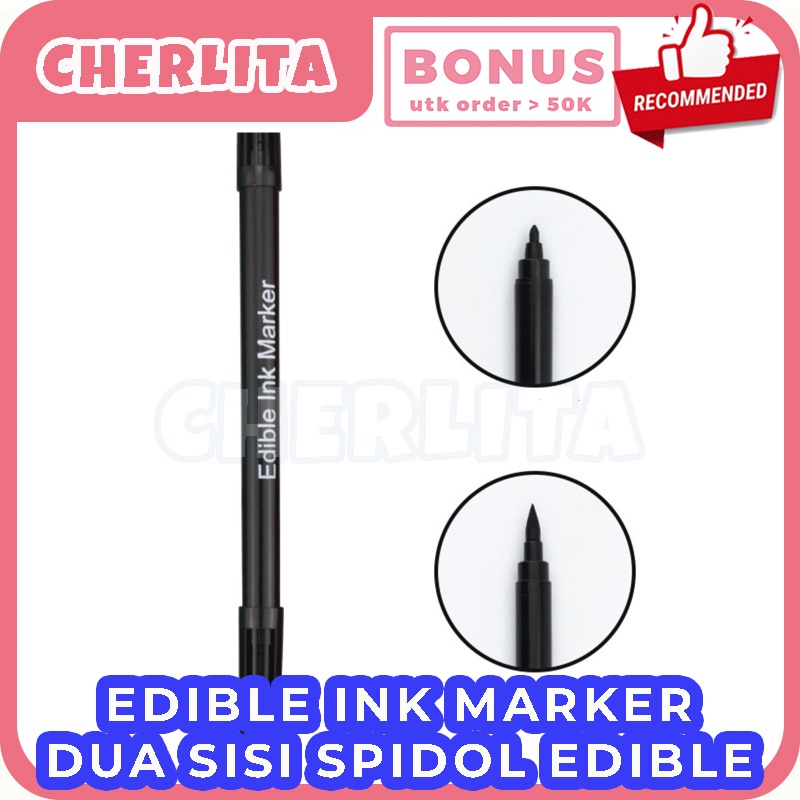Jual Food Pen Food Colouring Pen Edible Ink Marker Spidol Makanan ...