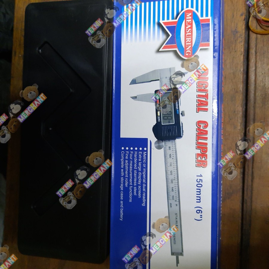 Jual Vernier Caliper Sketmat Jangka Sorong Digital Sigmat Stainless 150 mm | Shopee Indonesia