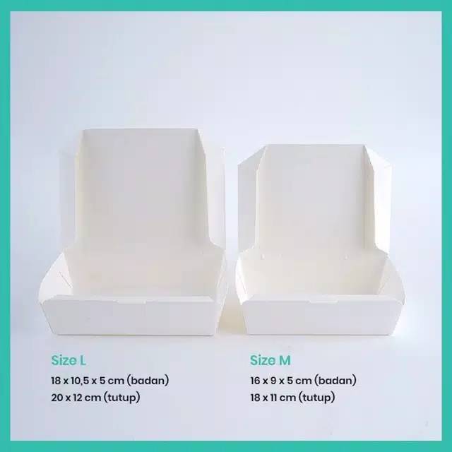 Jual PAPER LUNCH BOX | SIZE L MERK KULINER / ERAPACK | Shopee Indonesia