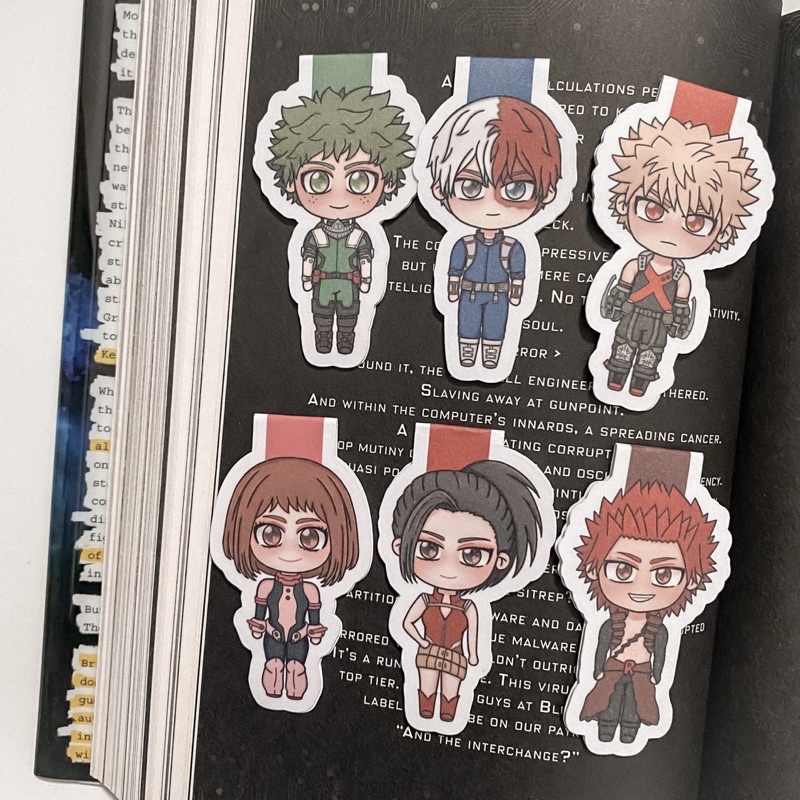 Jual BNHA My Hero Academia Magnetic Bookmarks | Shopee Indonesia