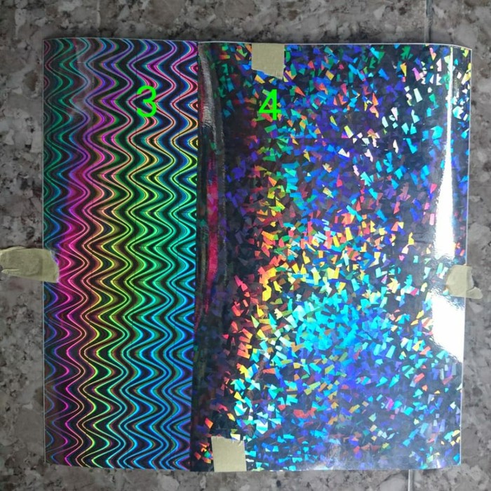 Jual Jual sticker Hologram/ stiker 3D/ stiker hologram/ stiker ikan ...