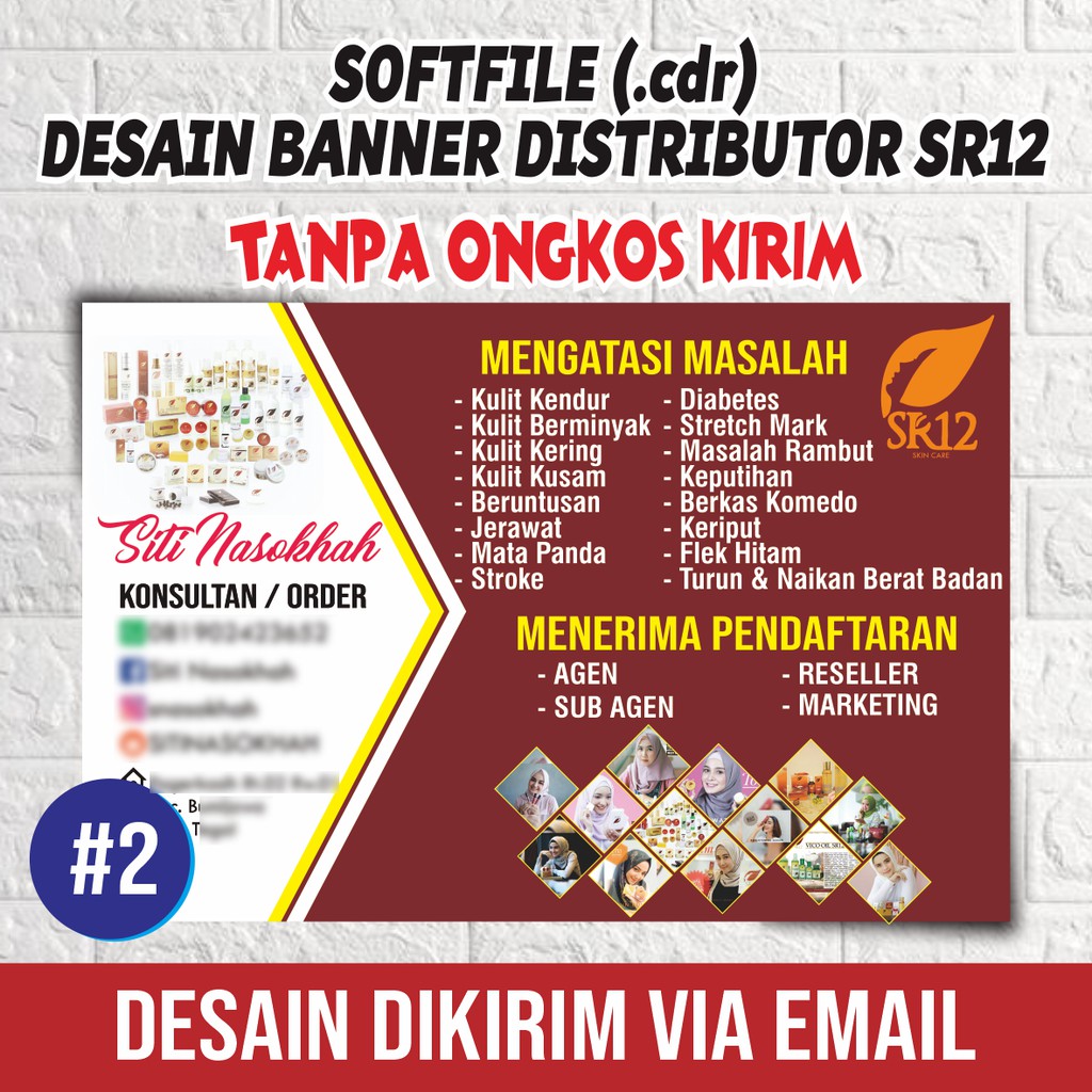 Jual [SOFTFILE] Desain Spanduk / Banner Distributor SR12 - Banner ...