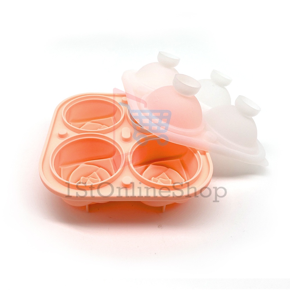 Jual CETAKAN ES BATU BULAT ICE CAKE COKLAT JELLY MAKER SILICONE ...