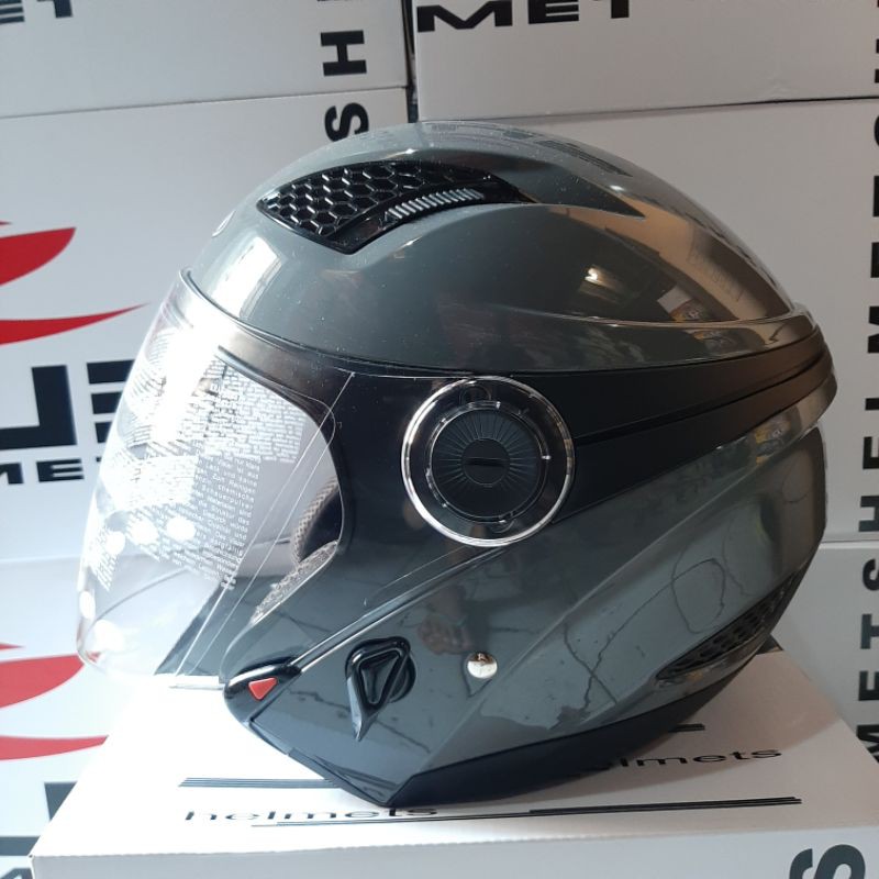 Jual HELM ZEUS 610 POLOS GREY 11C ORIGINAL / ZS610 GREY 11C | Shopee ...