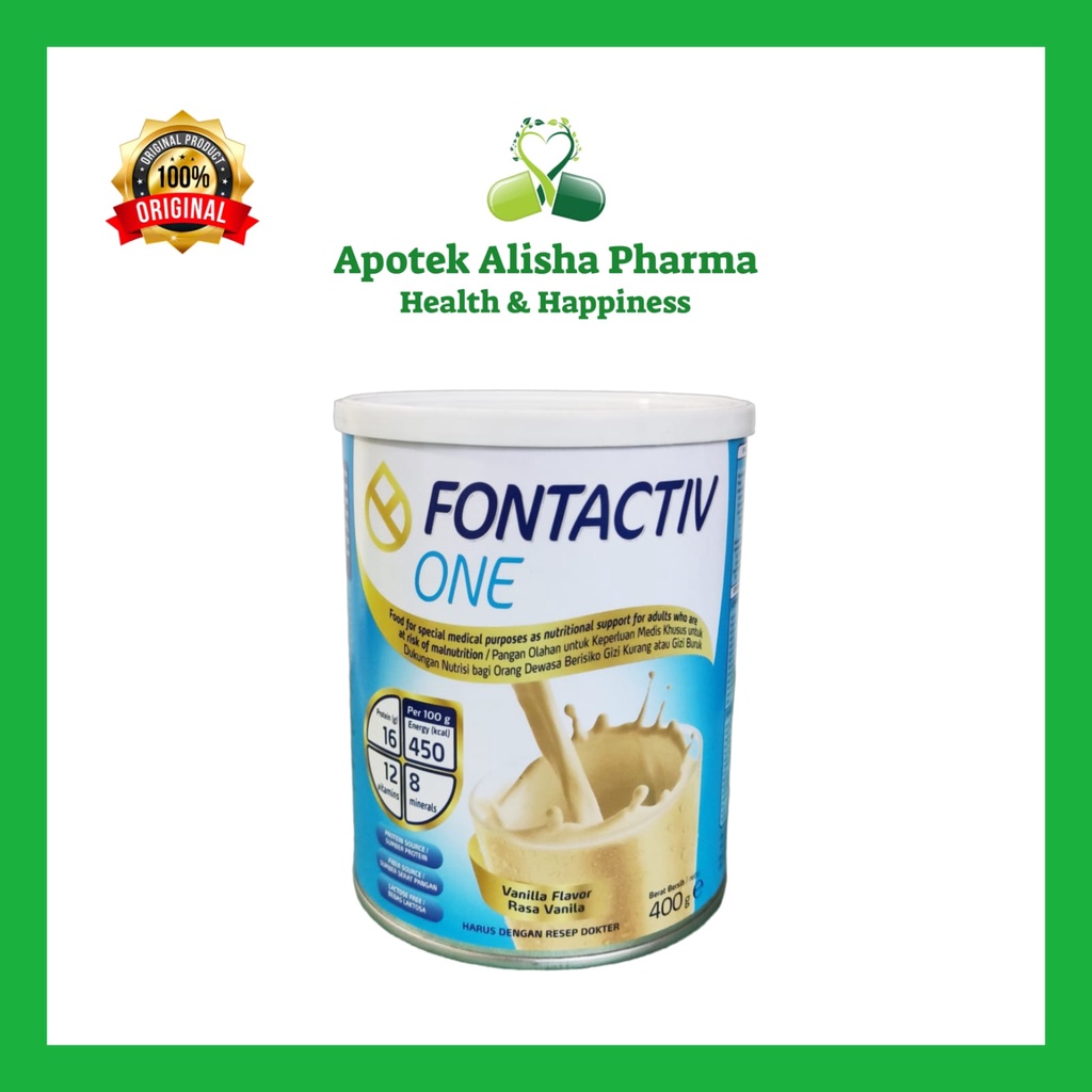 Jual Fontactiv One Vanila 400gr - Fontactive Susu Kalori / Protein ...