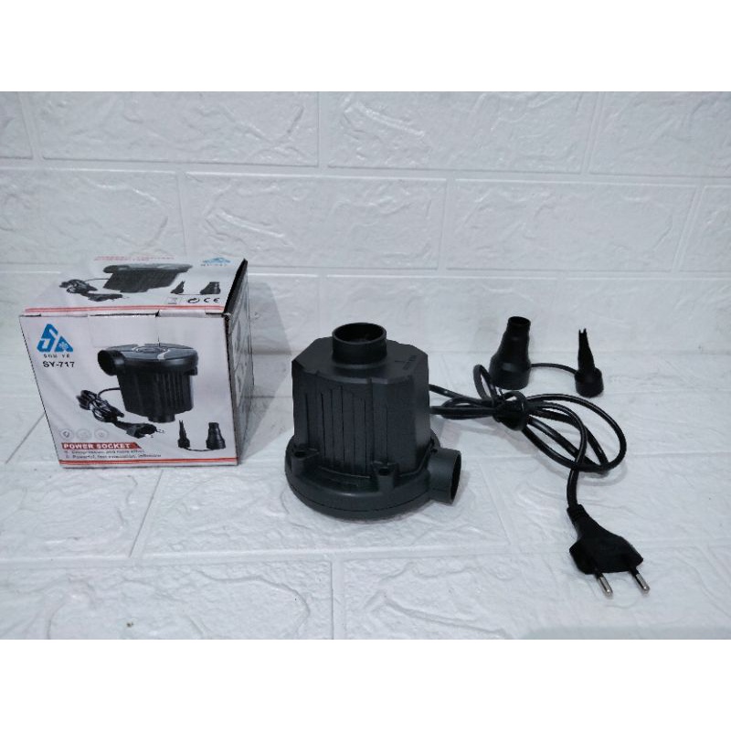 Jual pompa angin electrik 2 in 1 ac pompa air pump | Shopee Indonesia